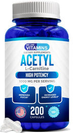 acetyl l-carnitine 1000 mg capsules