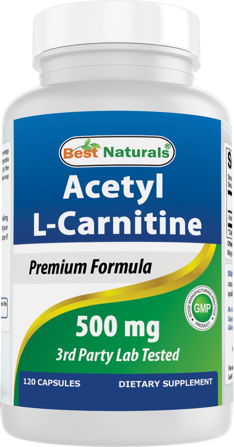 acetyl l-carnitine 500 mg capsules