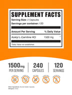 acetyl l-carnitine capsules for mental focus