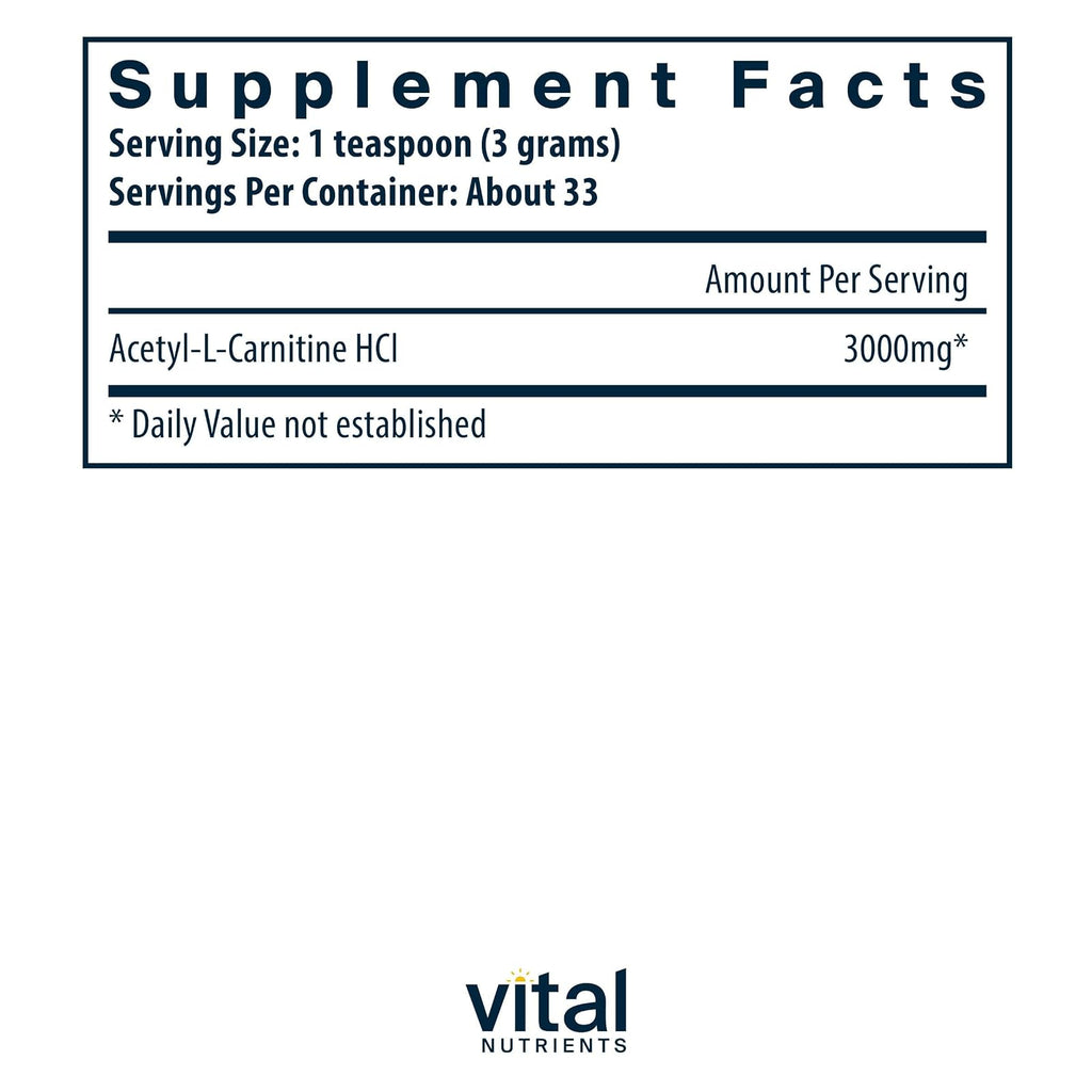Acetyl L-Carnitine for energy support