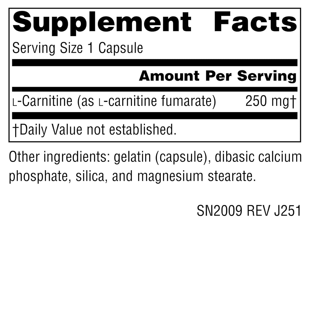 acetyl l-carnitine for improved metabolism
