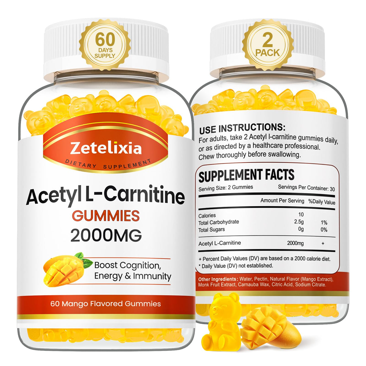 acetyl l-carnitine gummies for energy