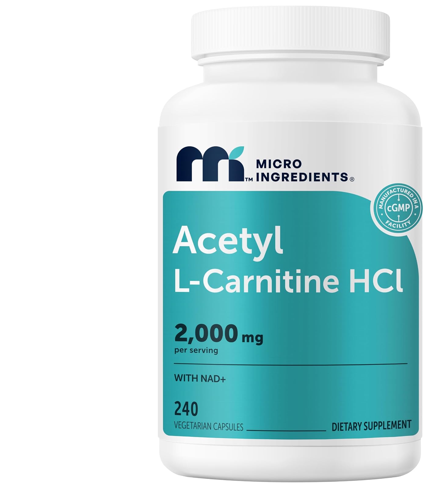 Acetyl L-Carnitine HCl capsules for energy