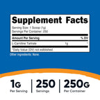 Acetyl L-Carnitine supplement for fitness