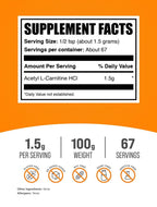 acetyl l-carnitine supplement for focus
