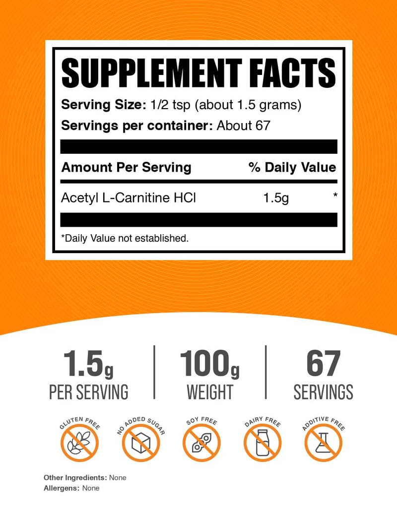 acetyl l-carnitine supplement for focus