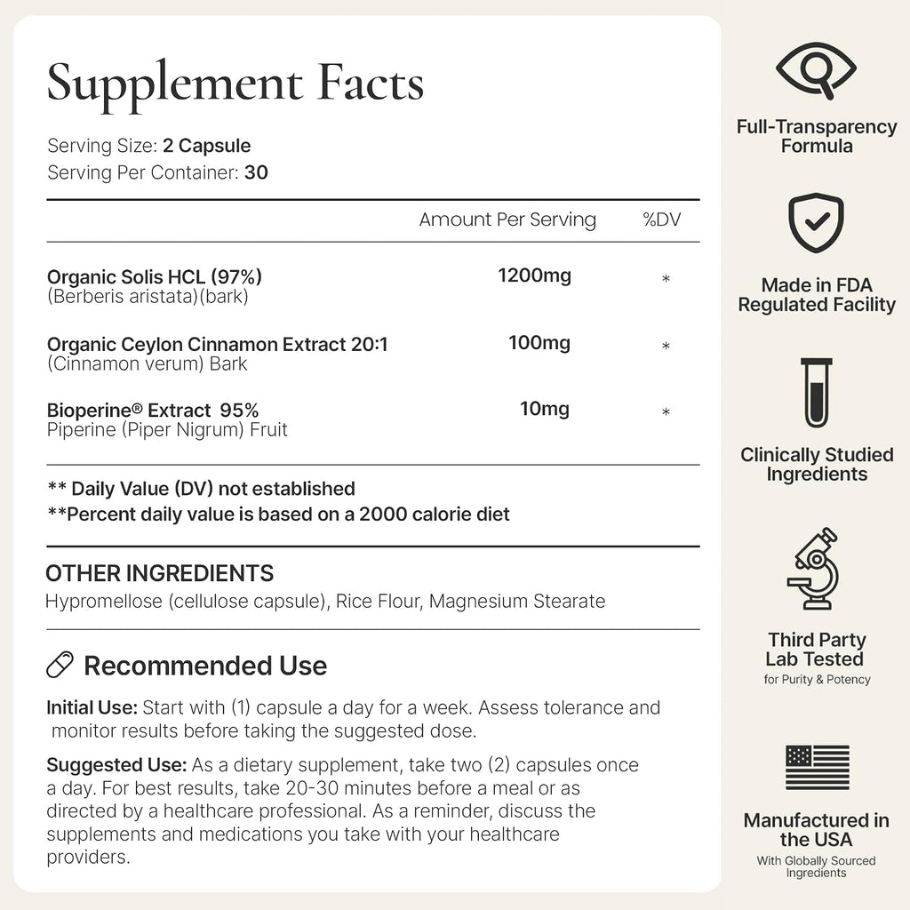 ACEWORKZ berberine for digestive health