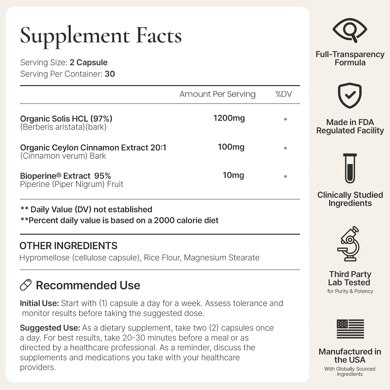 ACEWORKZ berberine for digestive health