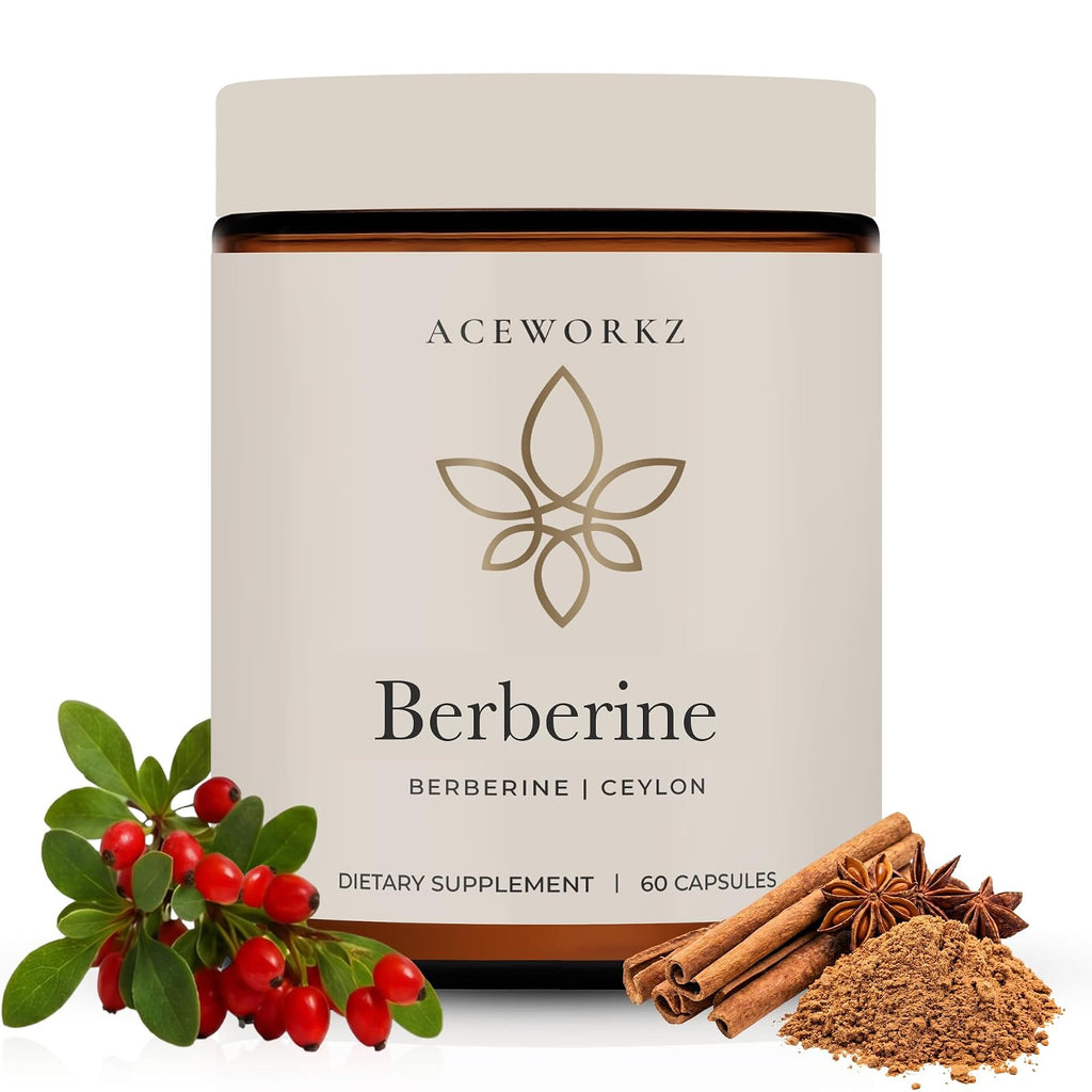ACEWORKZ berberine HCL capsules for health