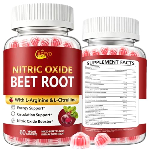 ACEYO beet root gummies for energy