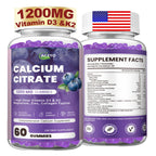 ACEYO calcium citrate gummies for strong bones