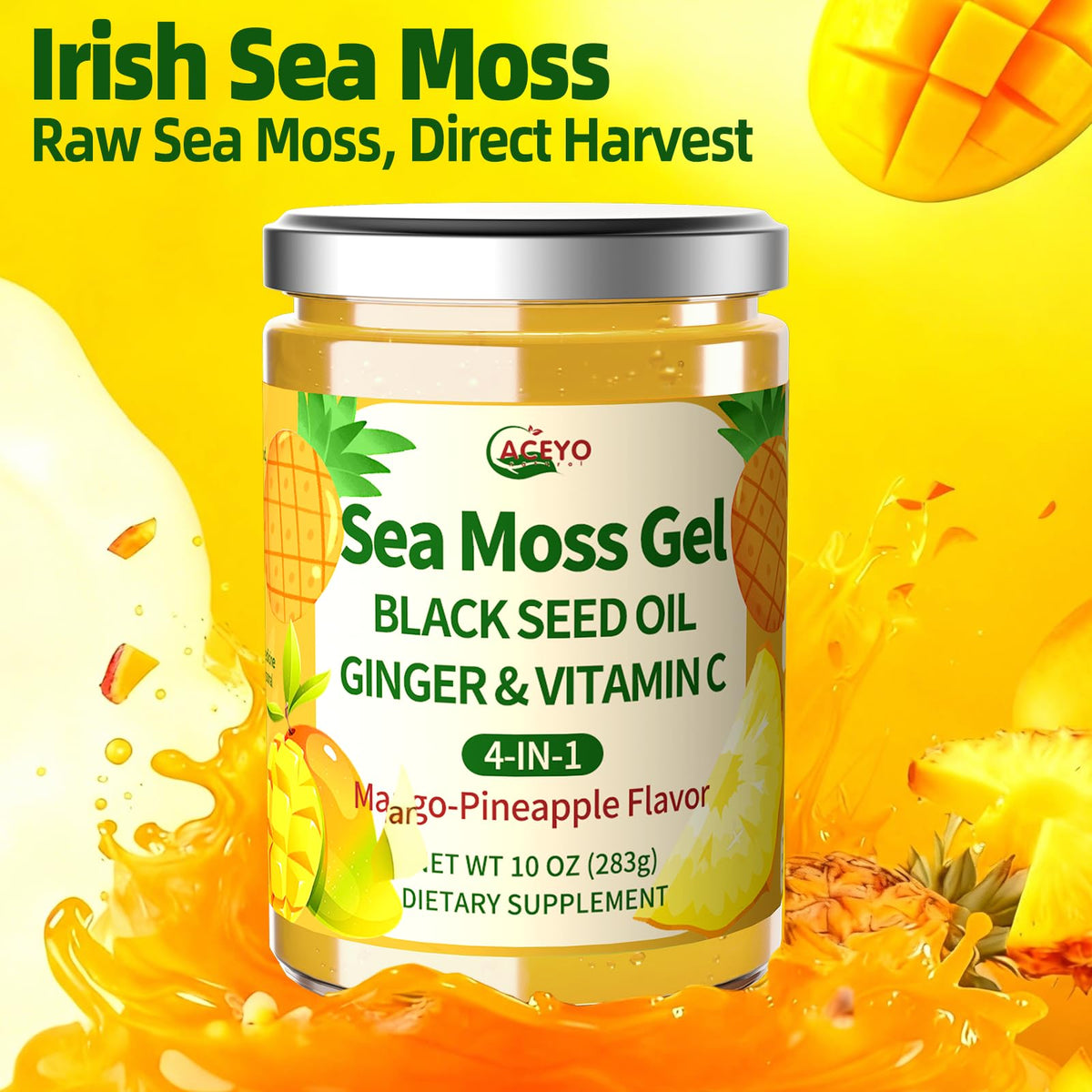 ACEYO sea moss gel for hair health