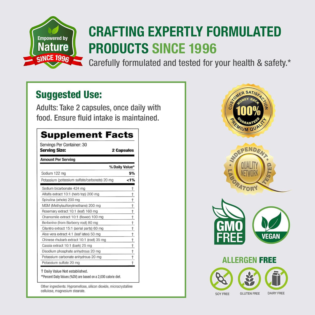Acidic stomach relief multivitamin capsules