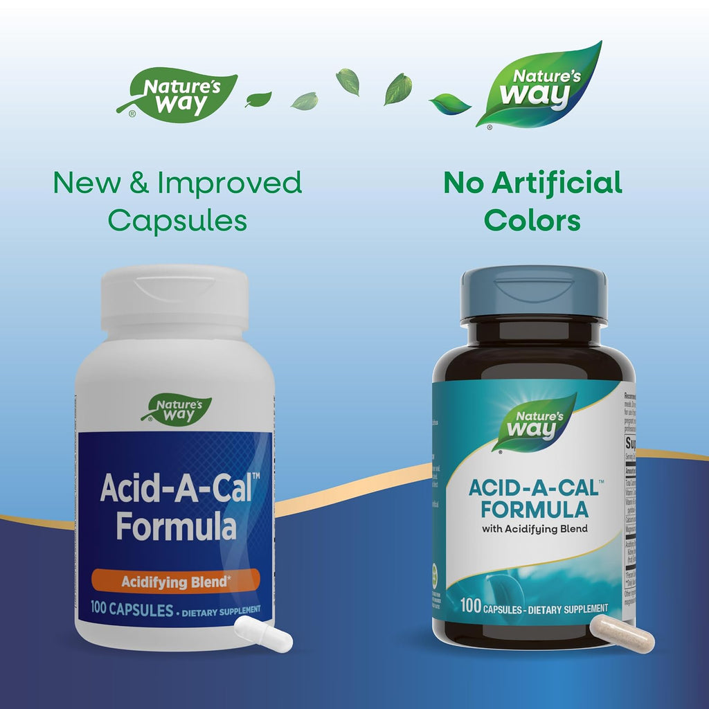 Acidifying blend capsules for digestive health