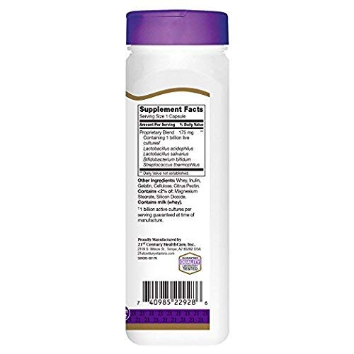 Acidophilus capsules for women