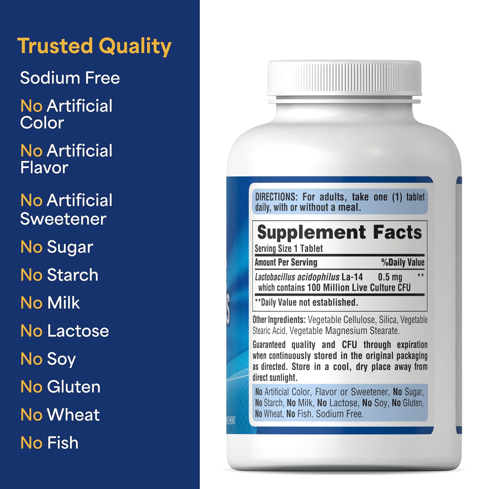 Acidophilus for gut health support
