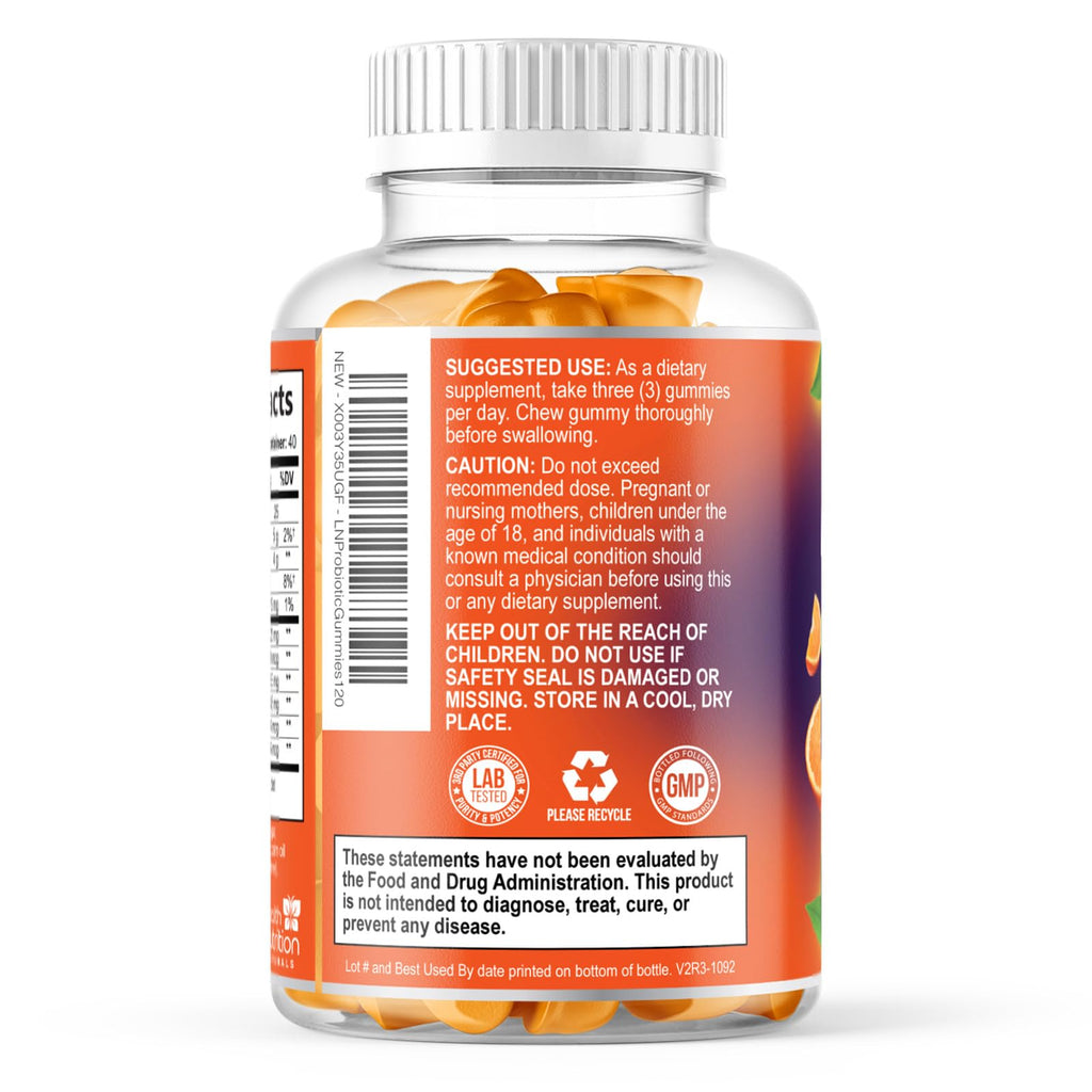Acidophilus gummies for gut wellness