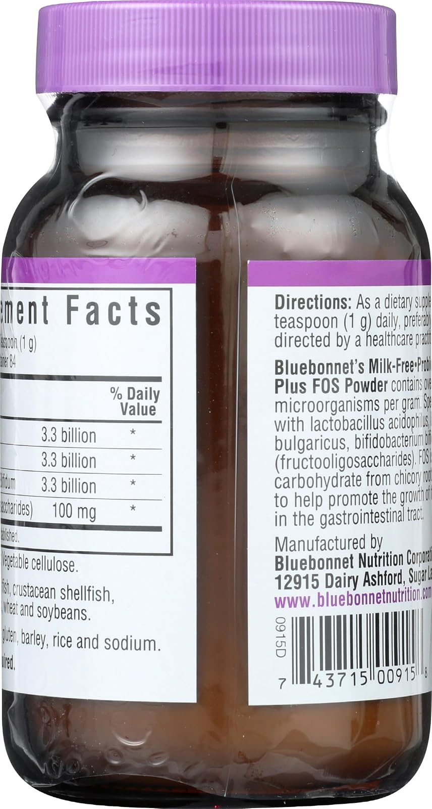 Acidophilus plus FOS powder for women