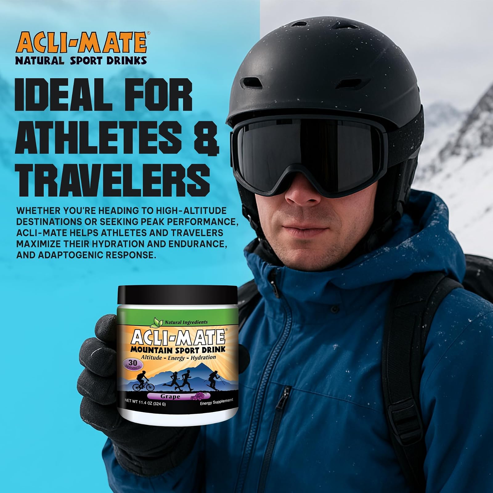 Acli-Mate electrolyte powder for hydration