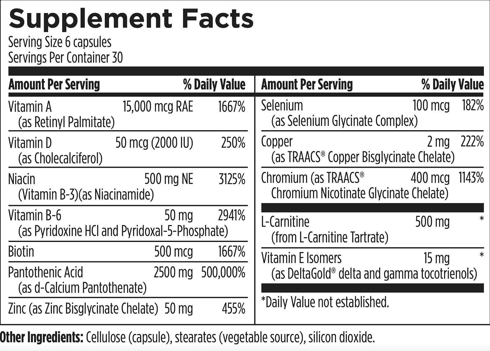 Acnutrol skin support formula