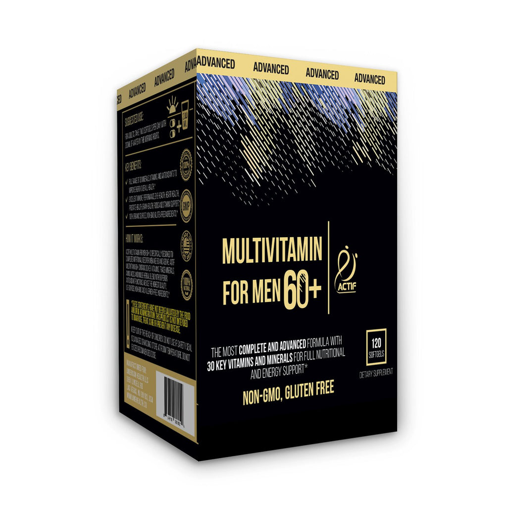 Actif multivitamin for men 60+ health boost