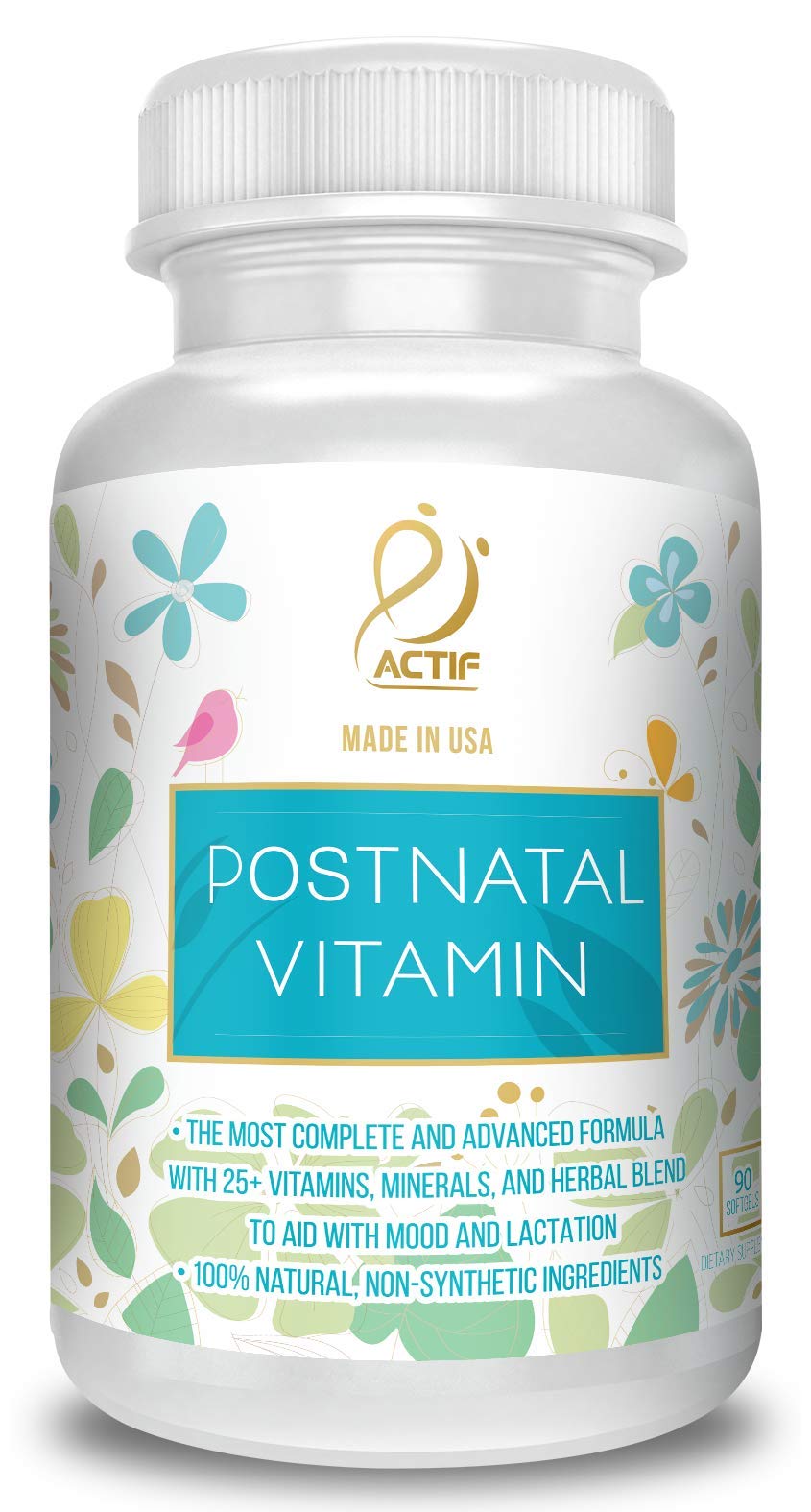 Actif organic postnatal vitamins for new mothers