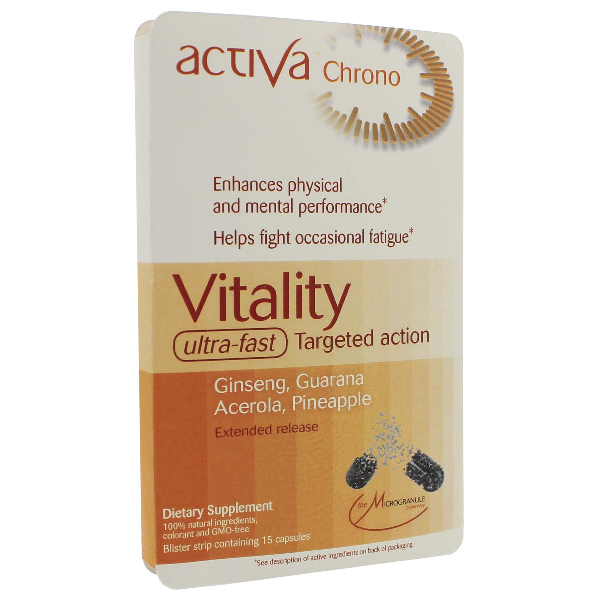 Activa Chrono Vitality blended vitamin supplements