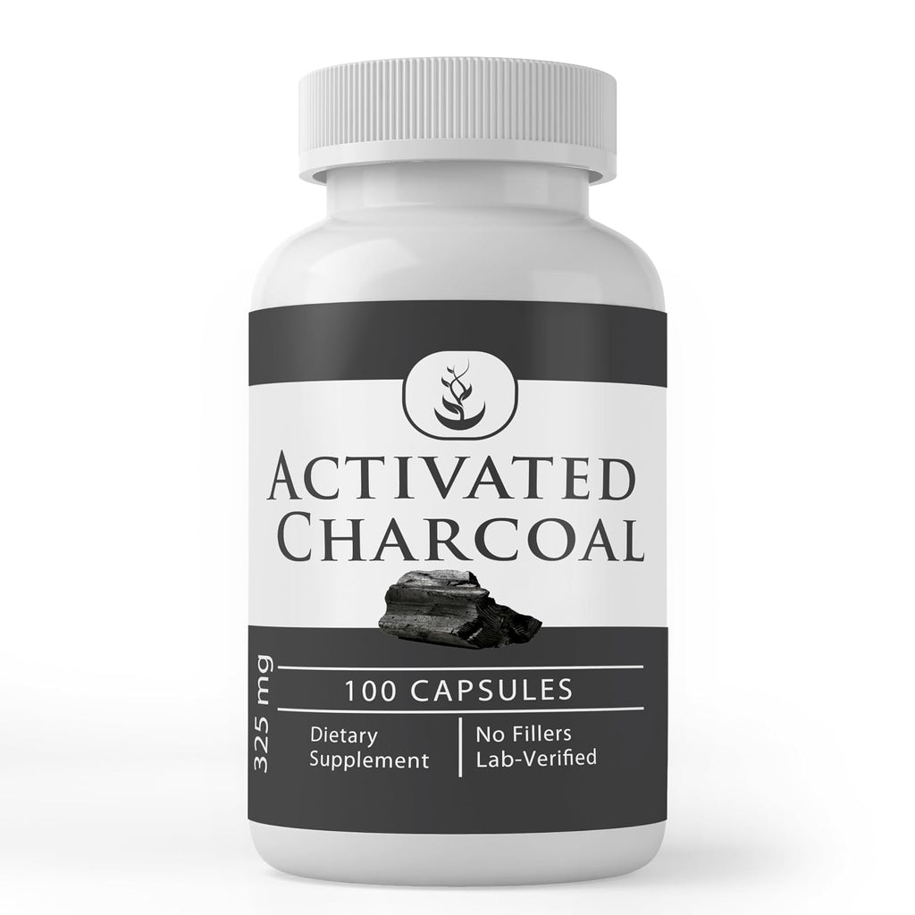 activated charcoal digestive health capsules