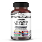 Activated charcoal digestive support capsules