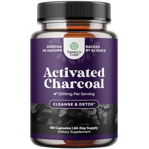 activated charcoal digestive support capsules