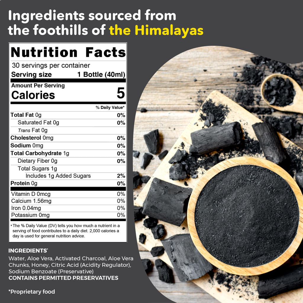 activated charcoal for detoxification
