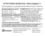 Activated charcoal for digestive wellness