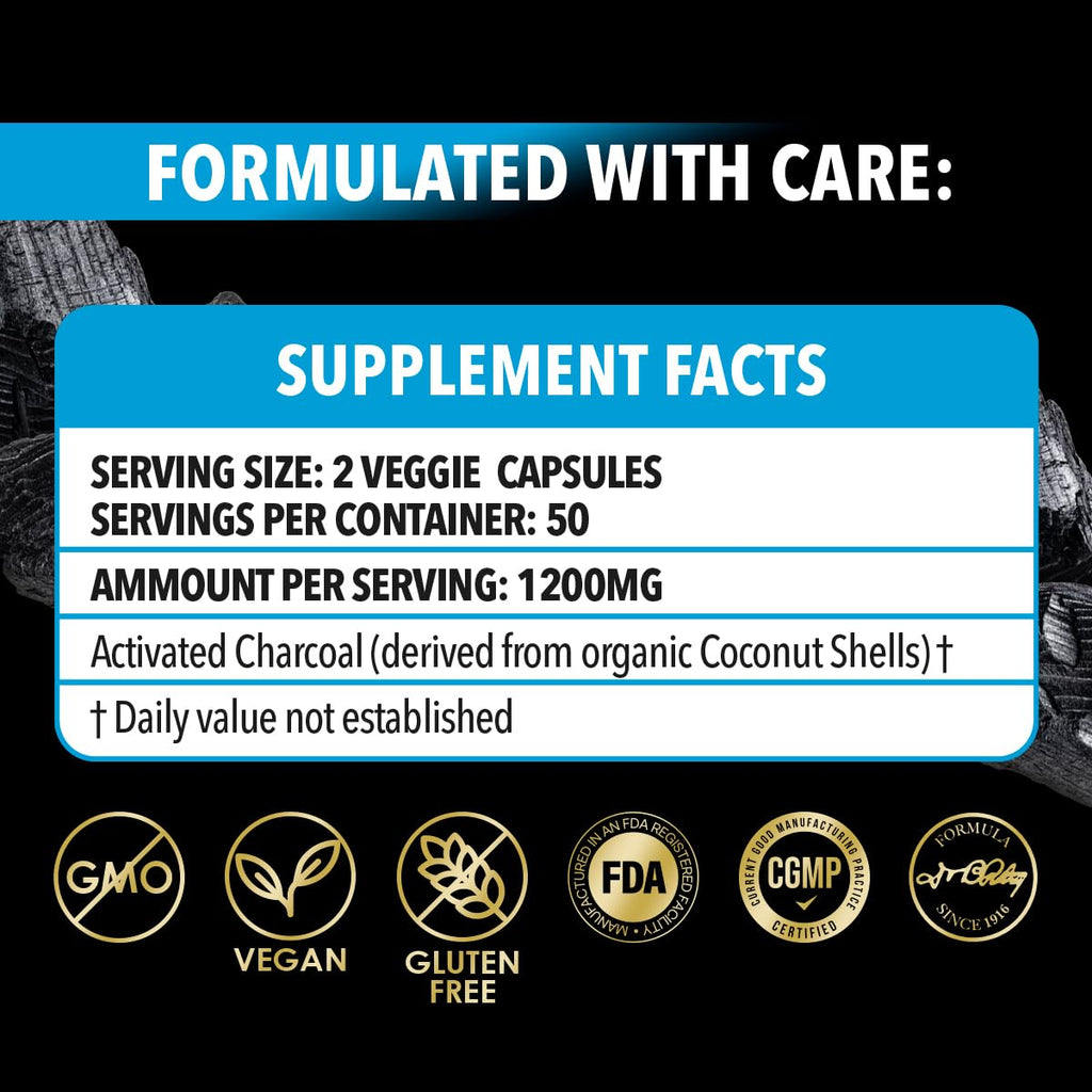 activated charcoal for digestive wellness