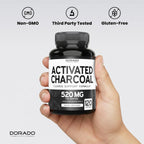 Activated charcoal for gut health