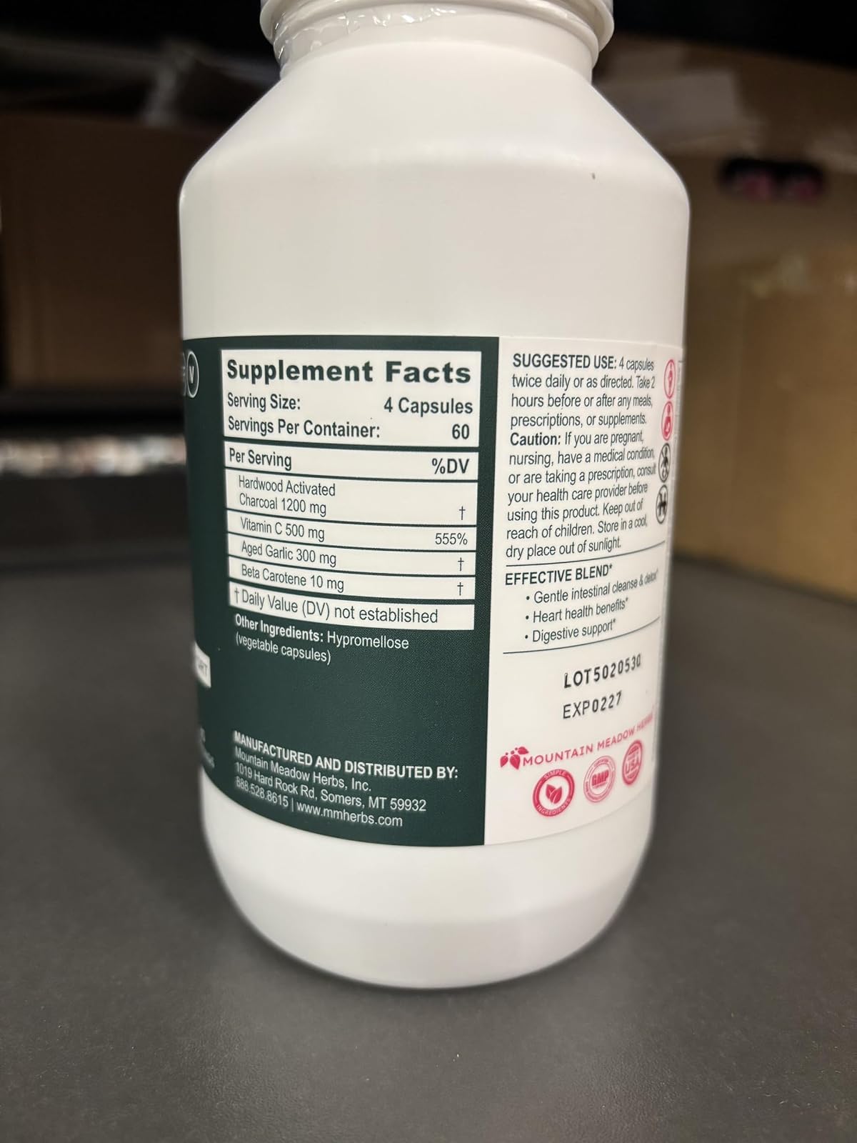 activated charcoal for toxin removal