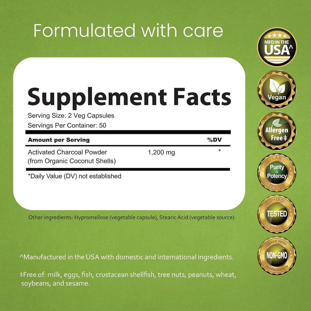 activated charcoal multivitamin for energy
