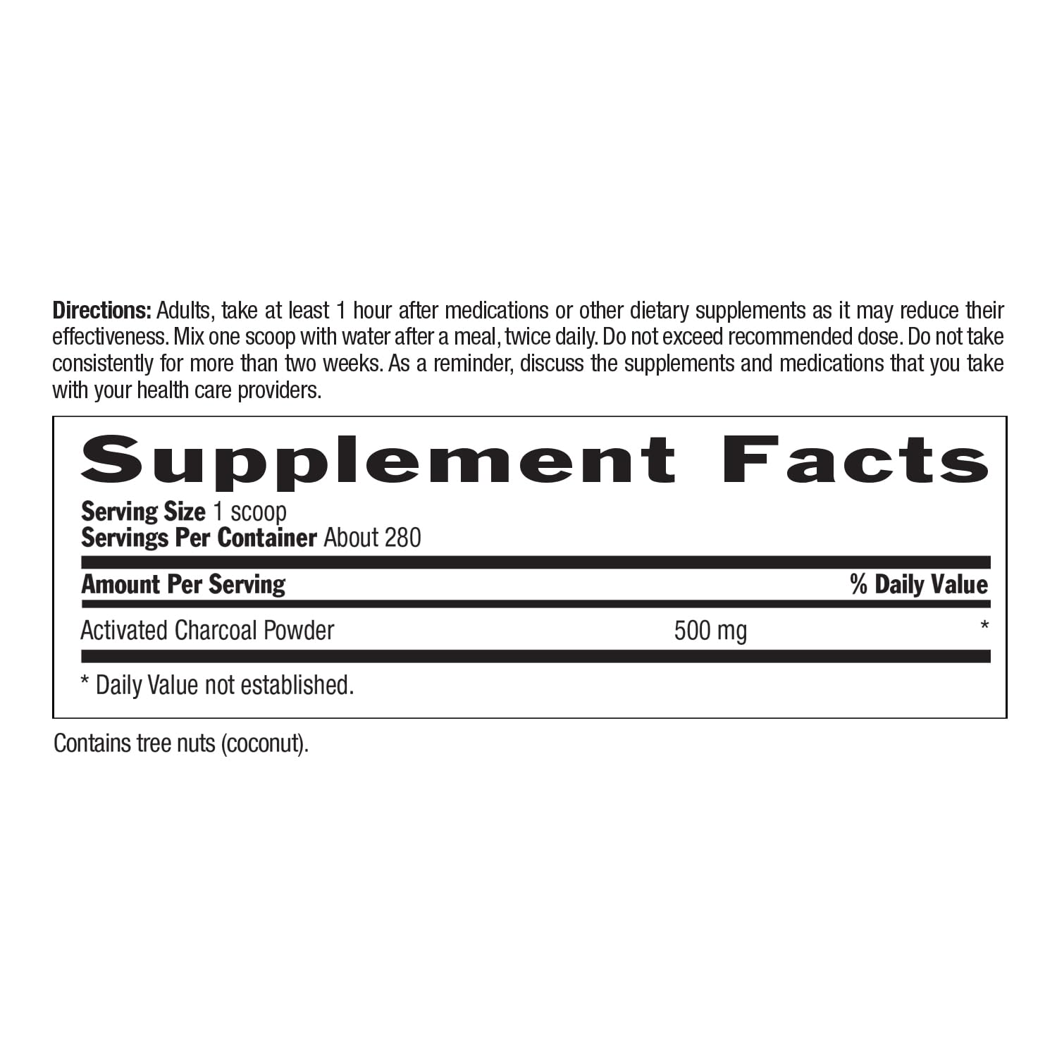 activated charcoal powder for gut health
