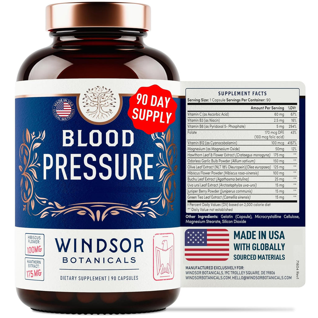 Activated Naturals blood pressure support capsules