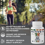 Active 8 mushroom extract for vitality