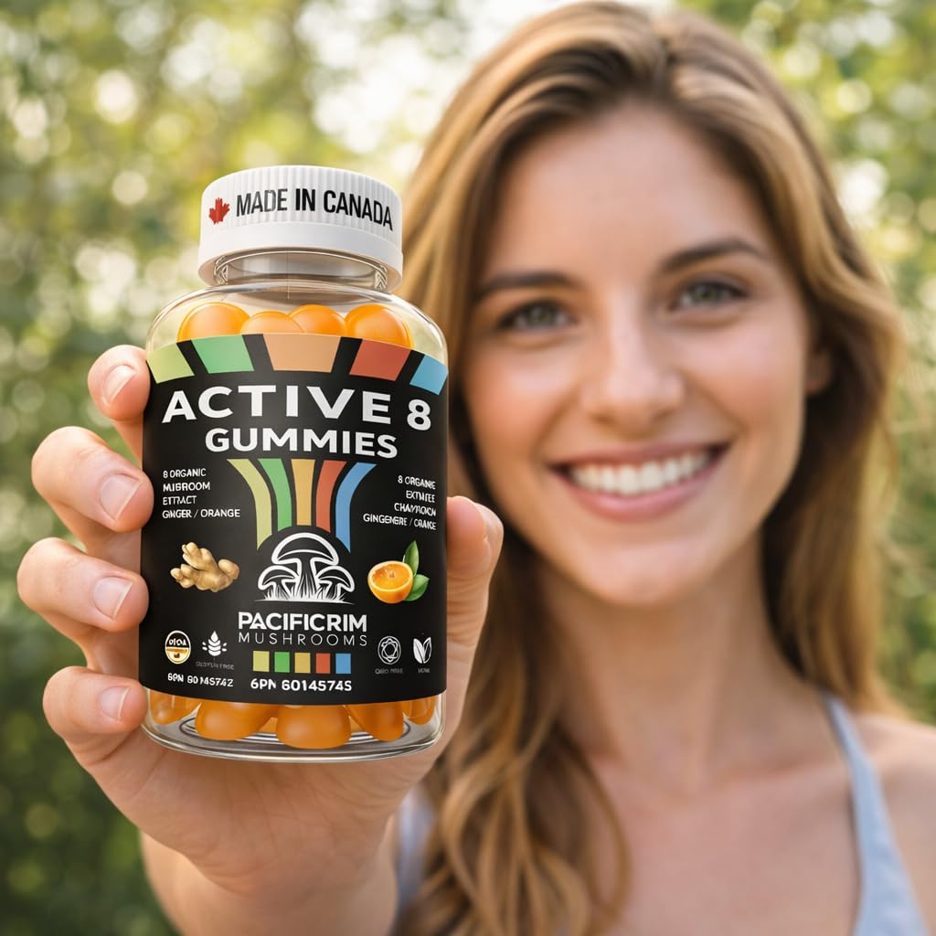 Active 8 Mushroom Gummies for wellness