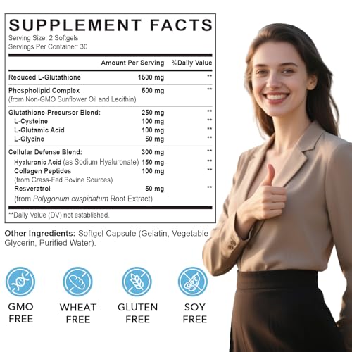 active-form L-glutathione benefits