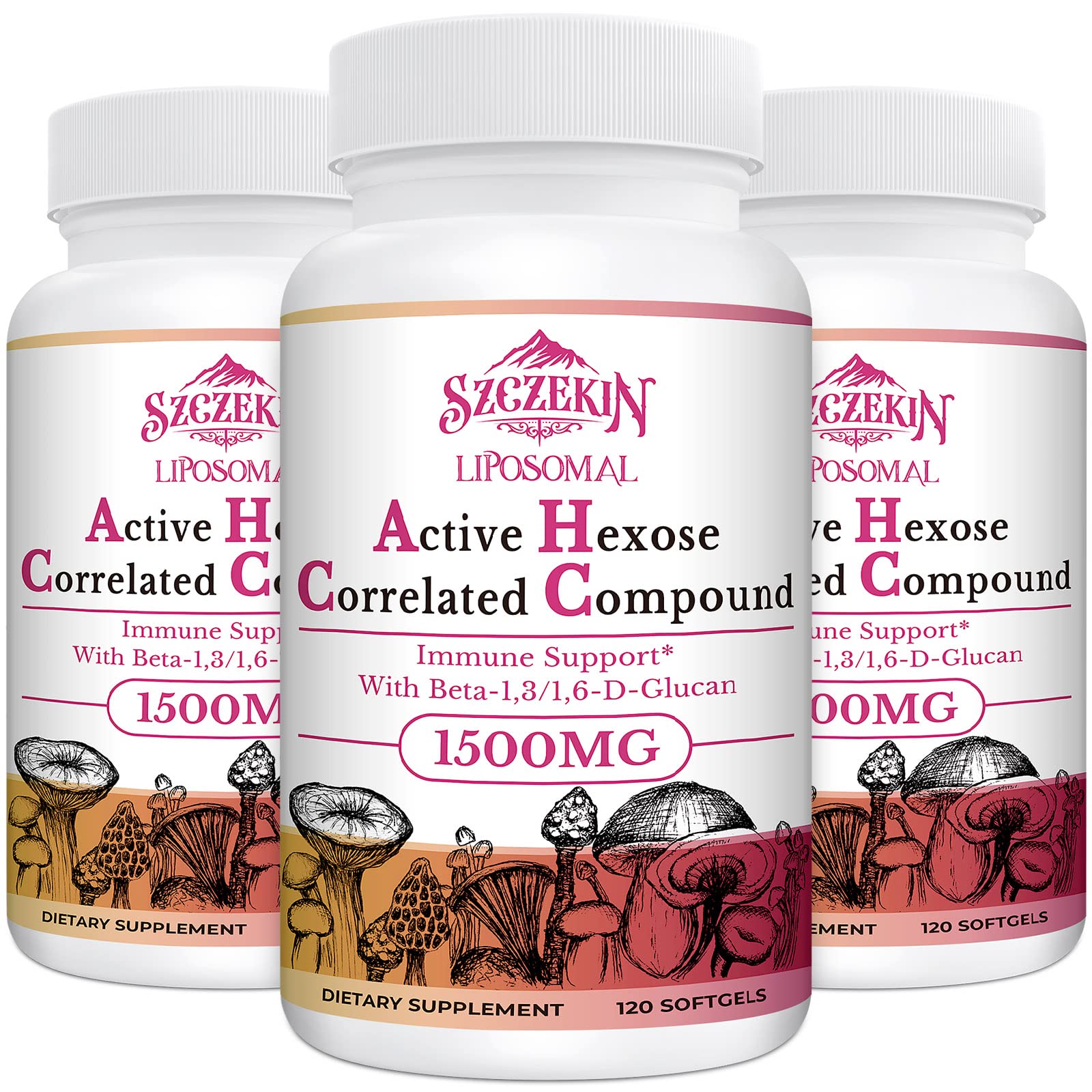 Active Hexose 1500 mg soft gels