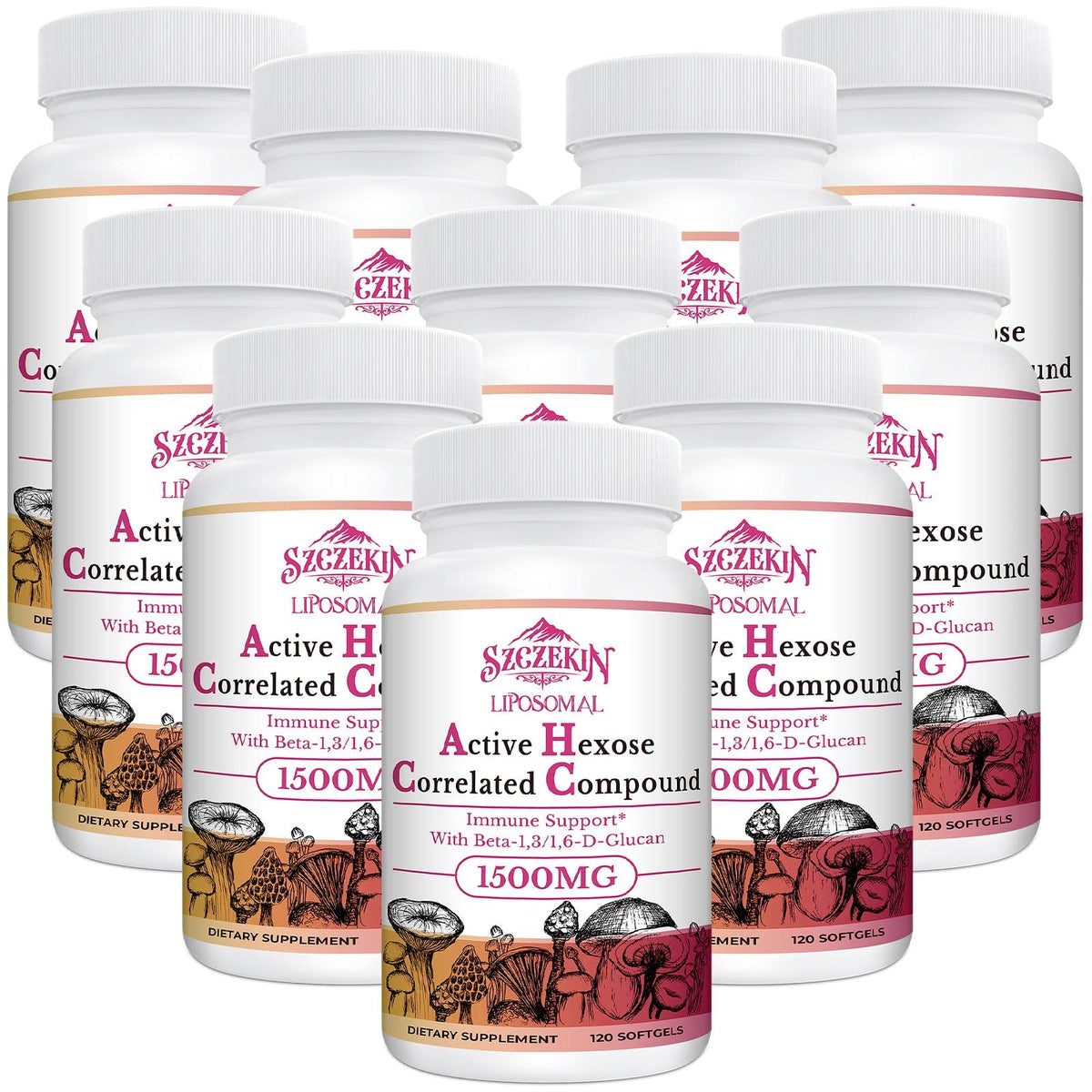 Active Hexose mushroom complex supplement
