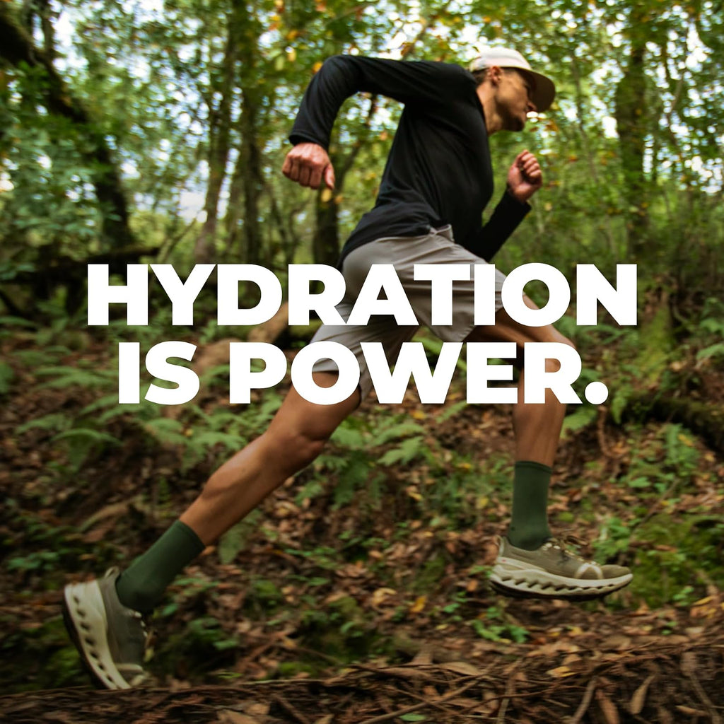 Active hydration electrolyte powder packets