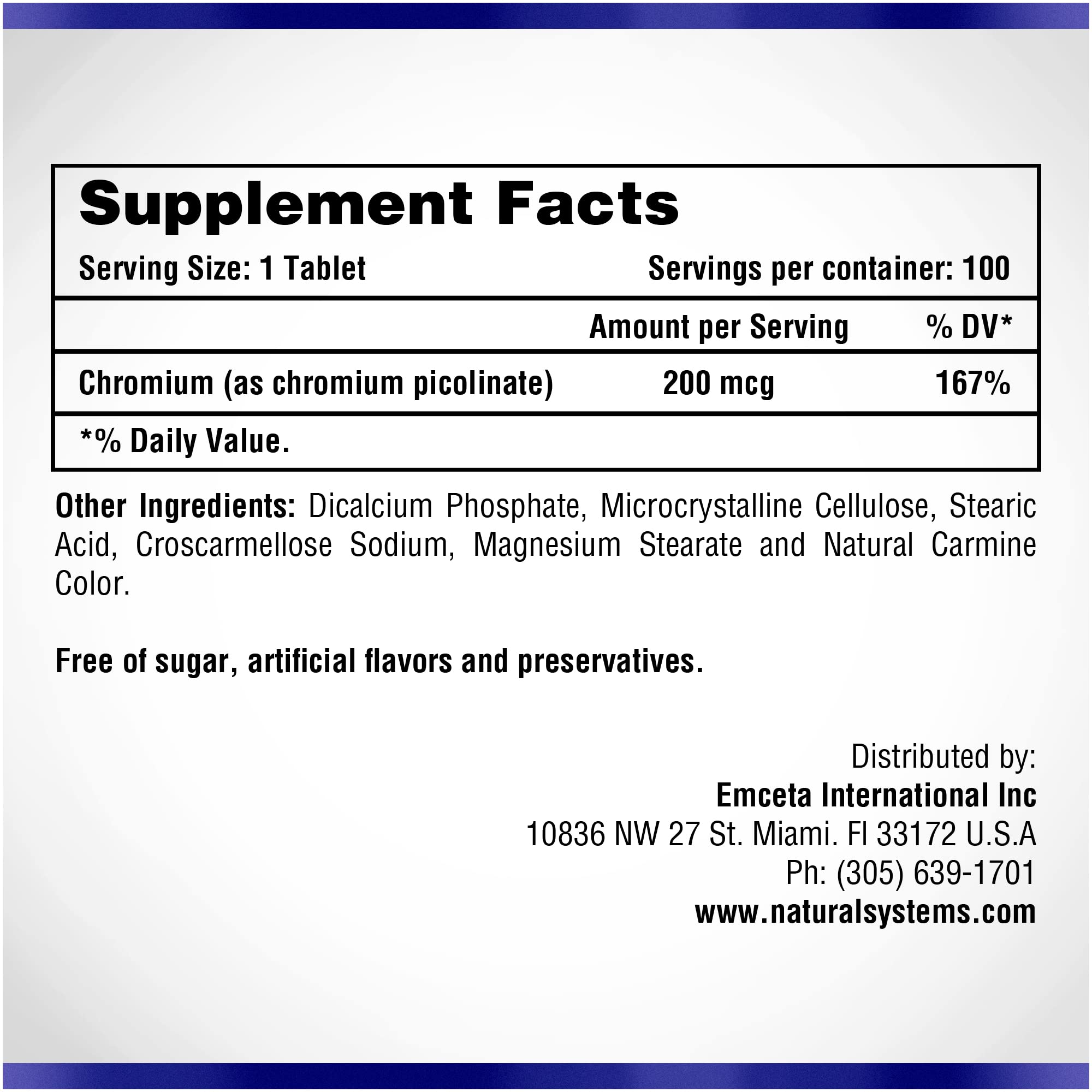 active lifestyle chromium vitamins