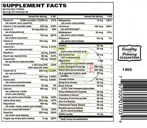 active women's health support vitamins