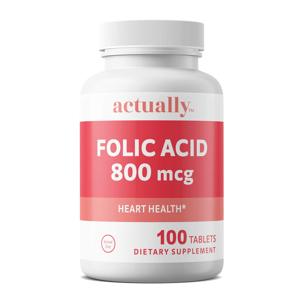 Actually Folic Acid 800mcg tablets