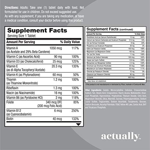 Actually multivitamins for active lifestyle