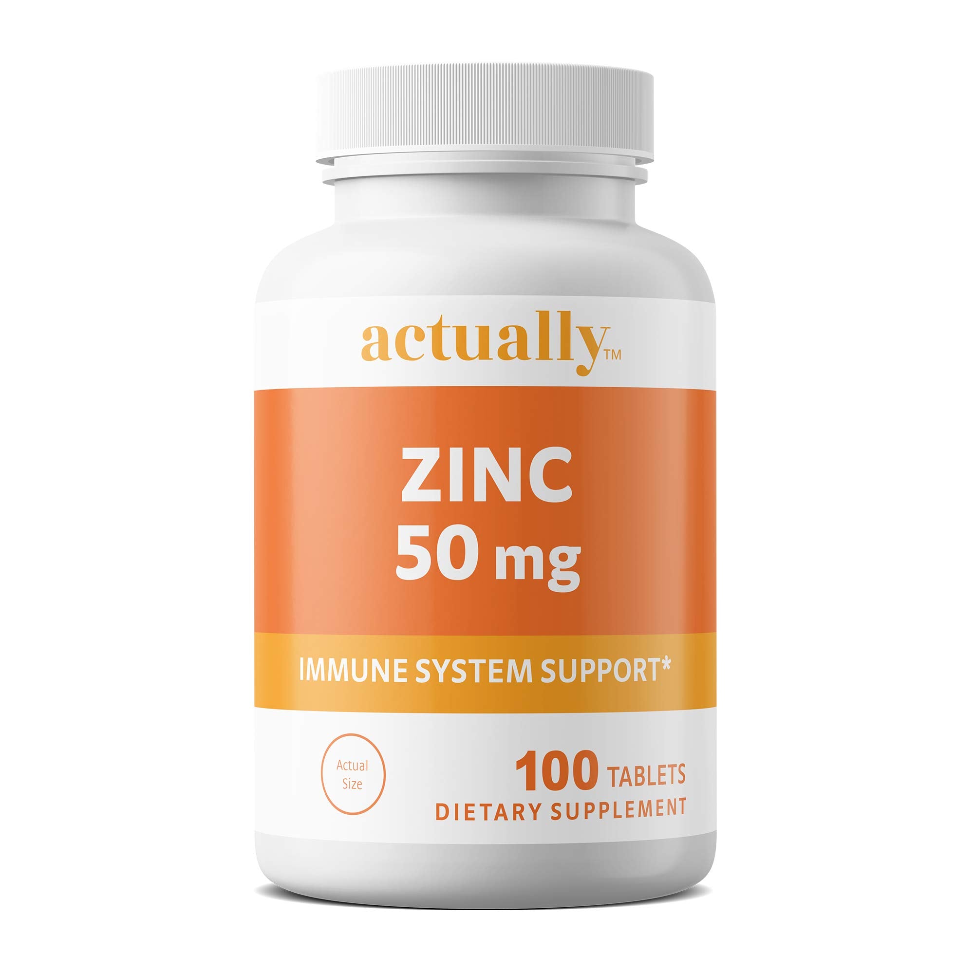 Actually Zinc immune support tablets