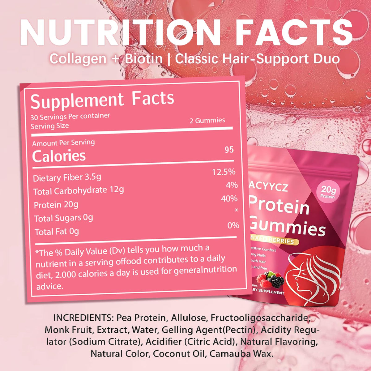 ACYYCZ protein gummies for muscle recovery